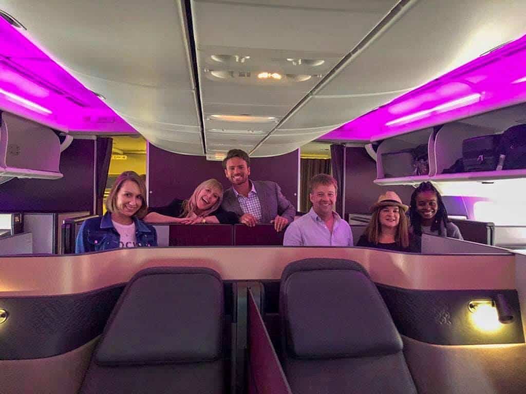 A Qatar Airways Review: Q-Suites!
